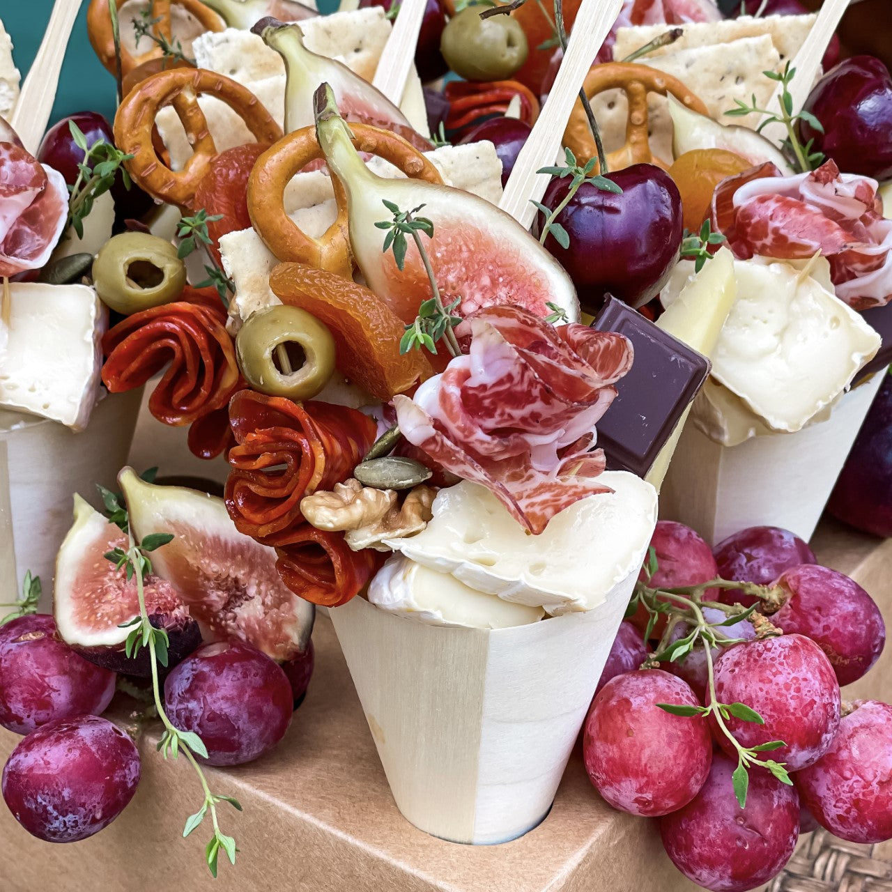 Canapés Cones – Graze+Blossom